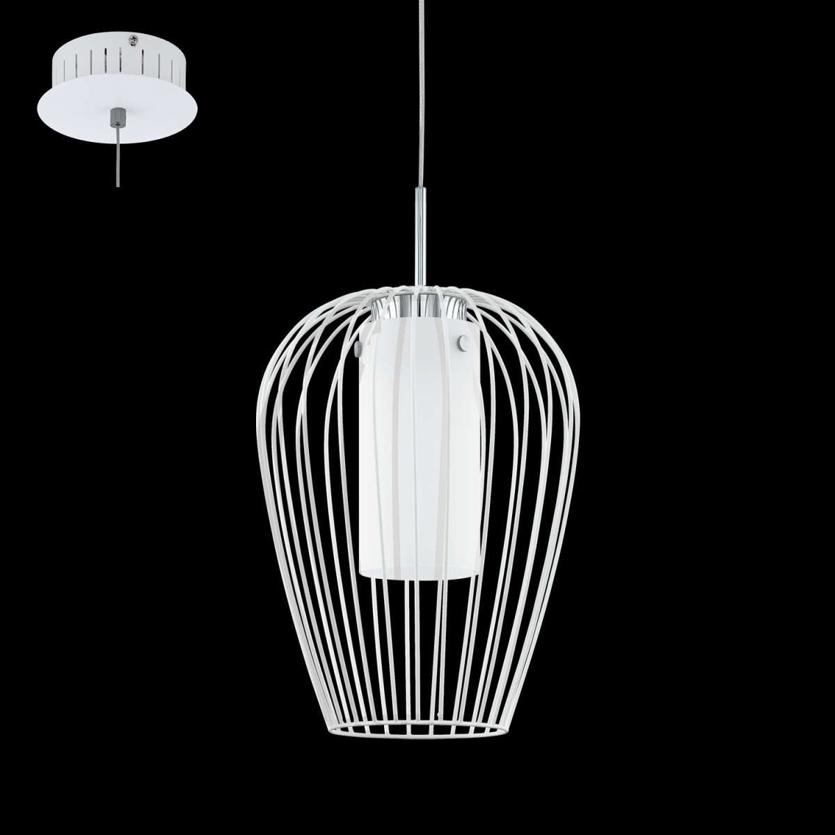 Eglo 94338 VENCINO závesné svietidlo LED 1X6W = 600lm 3000K | Dekolamp.sk