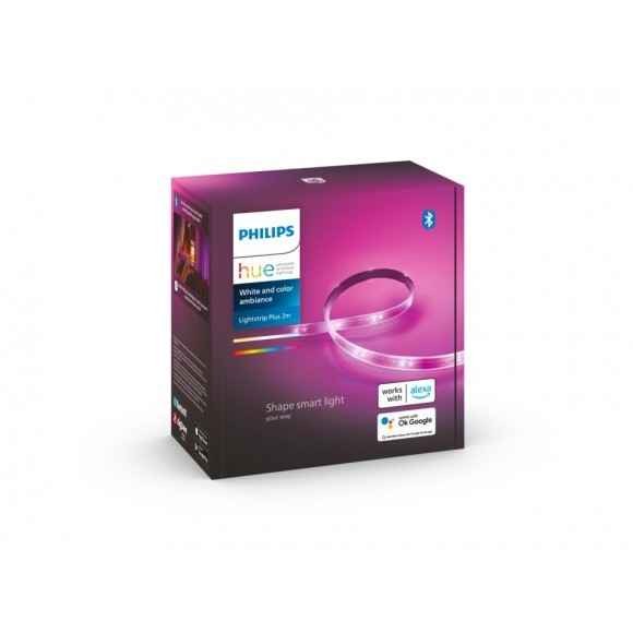 Philips Hue 71901/55 / PH LED pásik 2m LightStrip RGB + Trafo | 20W ...